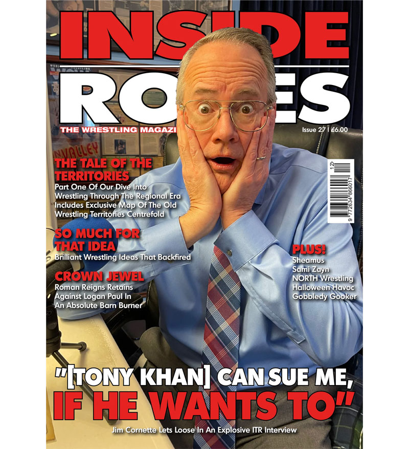 Jim Cornette: "Inside The Ropes" Magazine featuring Jim Cornette