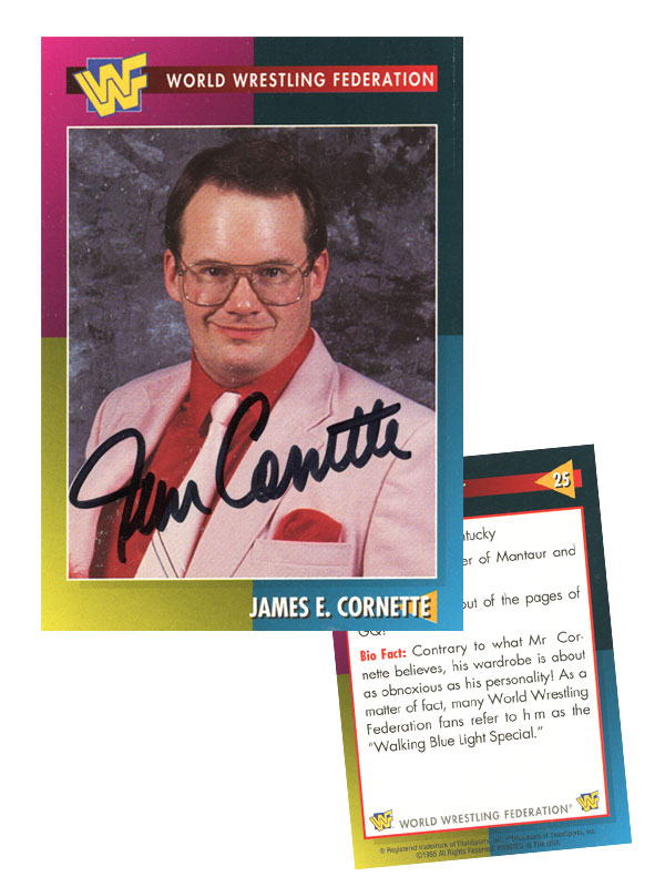 Jim Cornette: Jim Cornette 1995 WWF Magazine Card