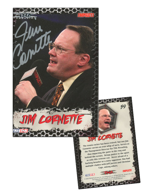 Jim Cornette: Jim Cornette 2008 TNA/TRI-STAR Card