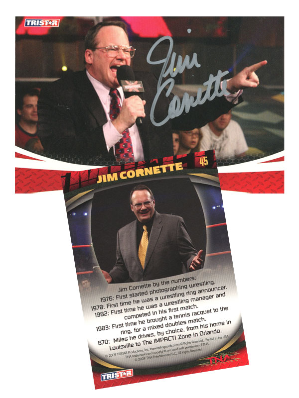 Jim Cornette: Jim Cornette 2009 TNA/TRI-STAR Card